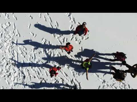 Drone video ve harika kış manzaraları