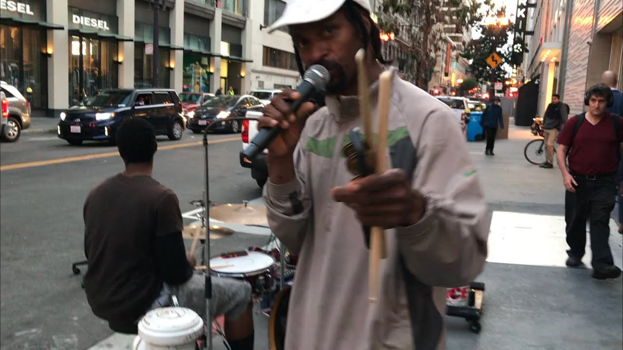 Great street performers on Market Street in San Francisco - Backyard ...