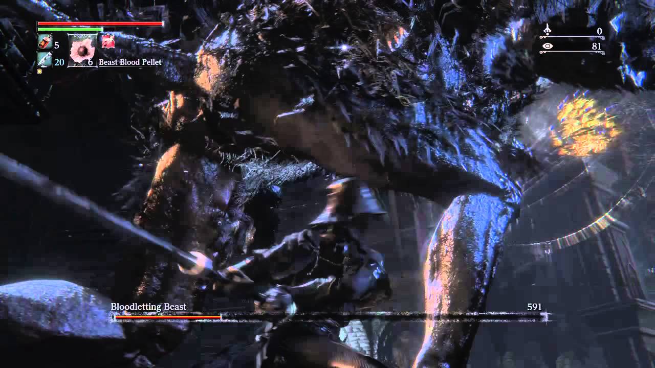 Bloodborne BG Boss Bloodletting Beast - YouTube