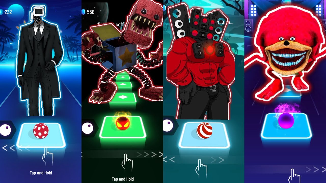 GAME BATTLE 😈cameraman vs speakerman vs boxy boo vs sonic tapes😇coffin ...