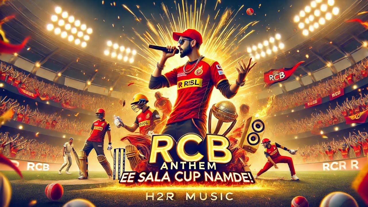 "RCB Anthem Rap 🔥 | Ee Sala Cup Namde! 🏆 | H2R Music | RCB Fans Must ...