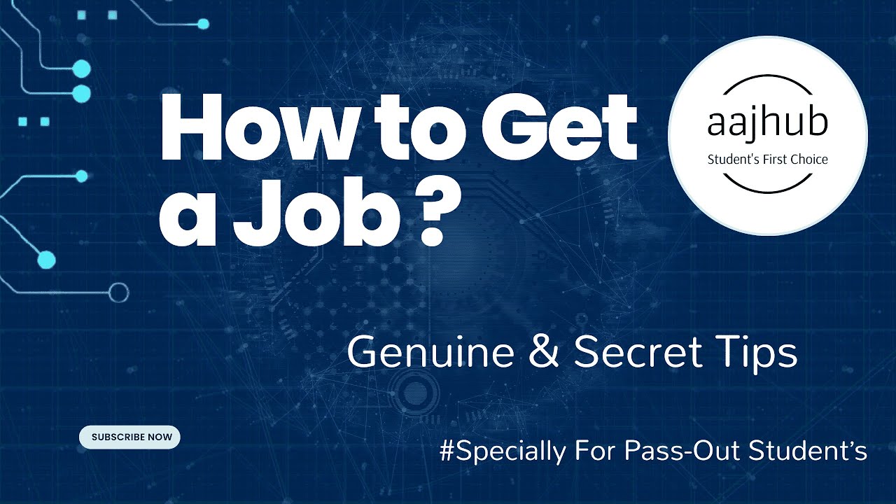 How to get a Job in this Difficulty Situation | Secret Tips | Watch ...