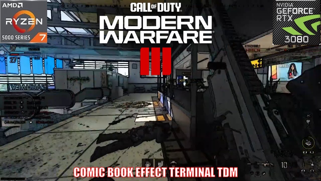 Experience Modern Warfare 3 in a Comic Book Version of Terminal - YouTube