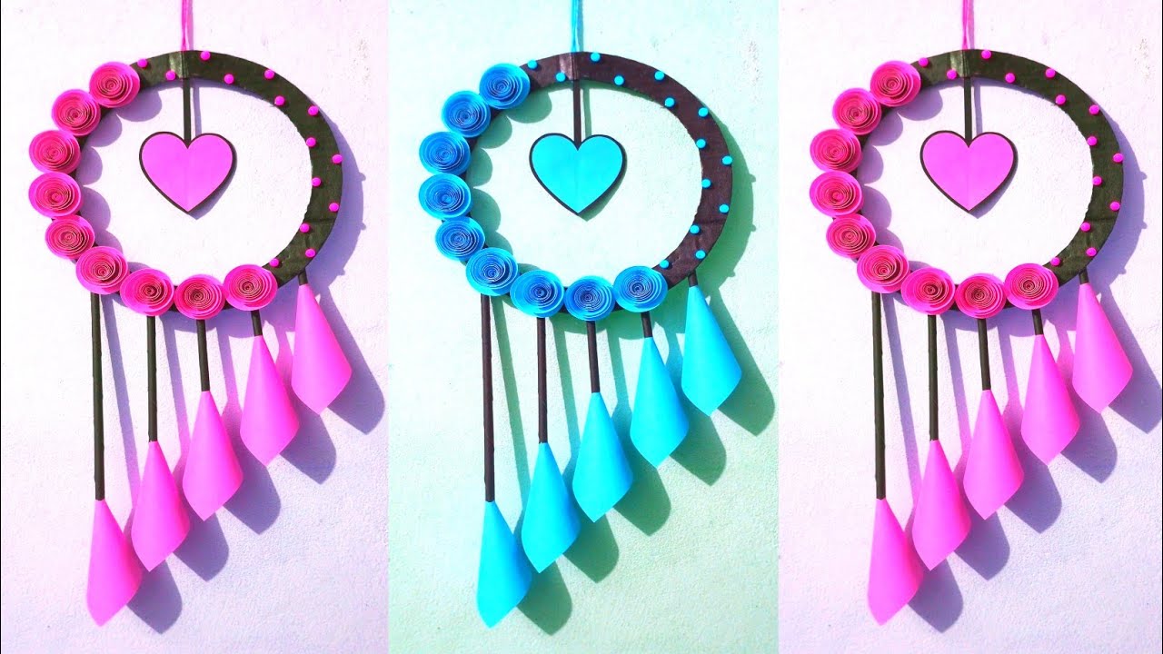 Kagojer ful banano | Paper Craft For Home Decoration | Paper Flower ...