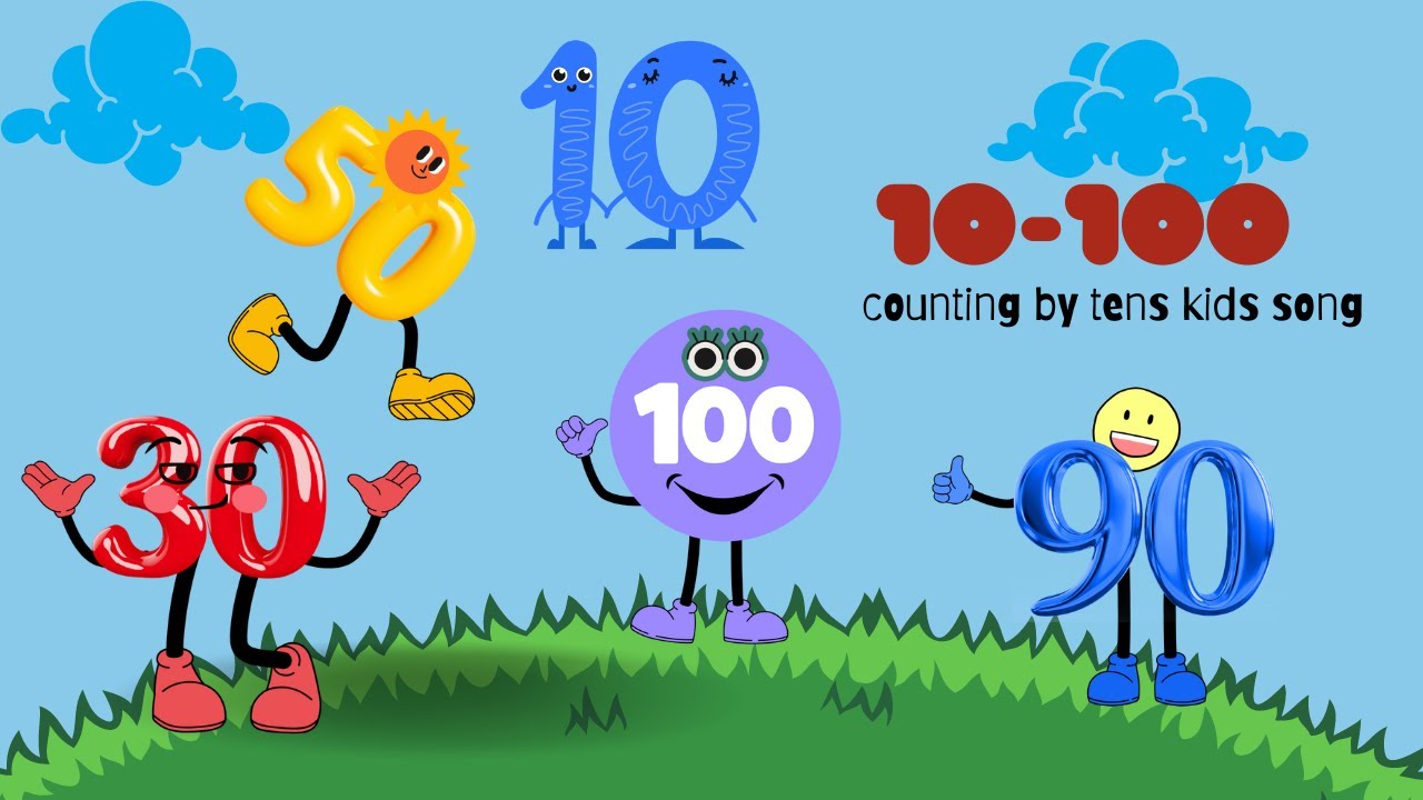Numbers song 10-100 | Counting by tens | Titokids - YouTube