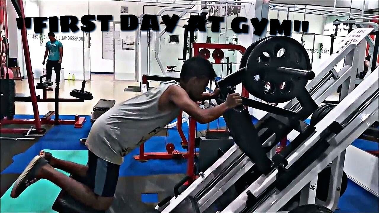 First Day At Gym | funny workout | LOL |R&A television | - YouTube