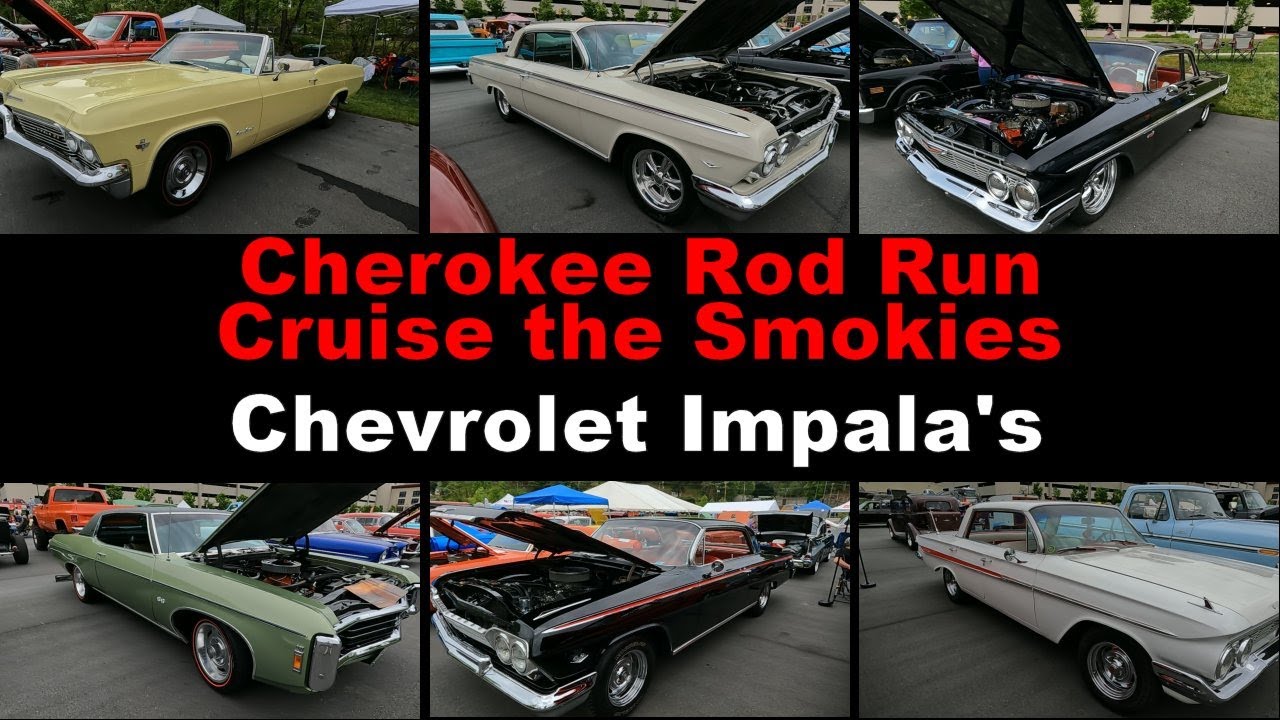 04/27/24 Cherokee Rod Run Cruise the Smokies Chevrolet Impala's #impala ...