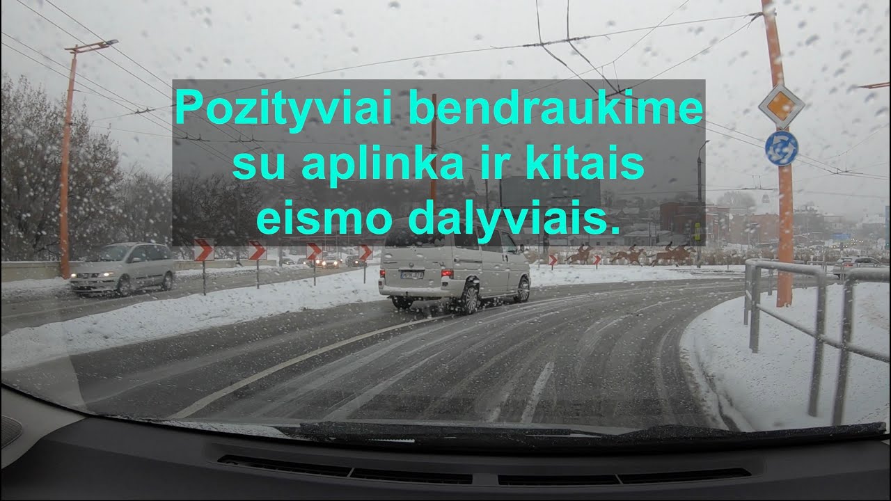 Pozityviai bendraukime su kitais eismo dalyviais ir aplinka. - YouTube