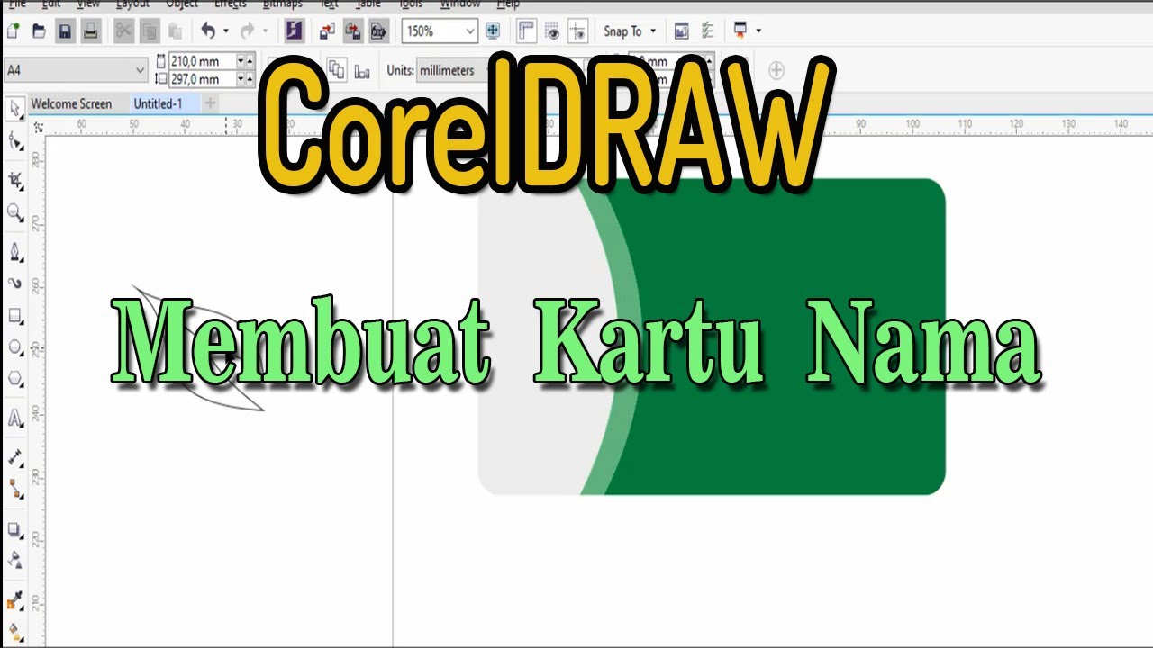 Membuat Kartu Nama Di CorelDraw | Membuat Kartu Nama Di CorelDraw X7 ...
