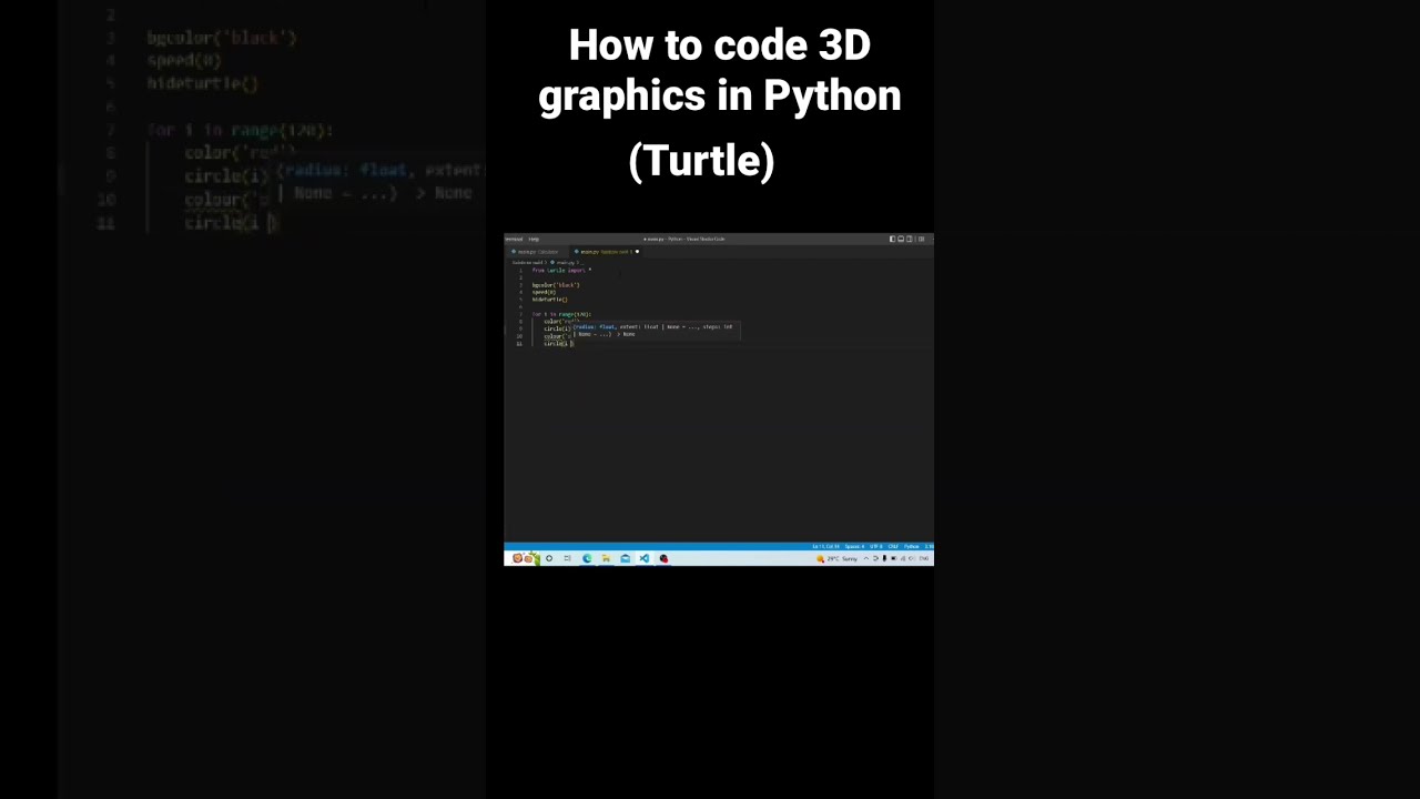 How To Code 3D Graphics In Python python coding graphics YouTube How To Code 3D Graphics In Python python coding graphics YouTube