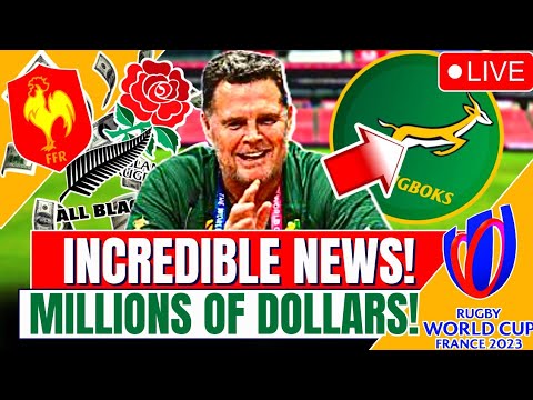 🏉🔥🇿🇦 SPRINGBOKS NEWS! CONGRATULATIONS, SPRINGBOKS! IT'S MILLIONS OF ...