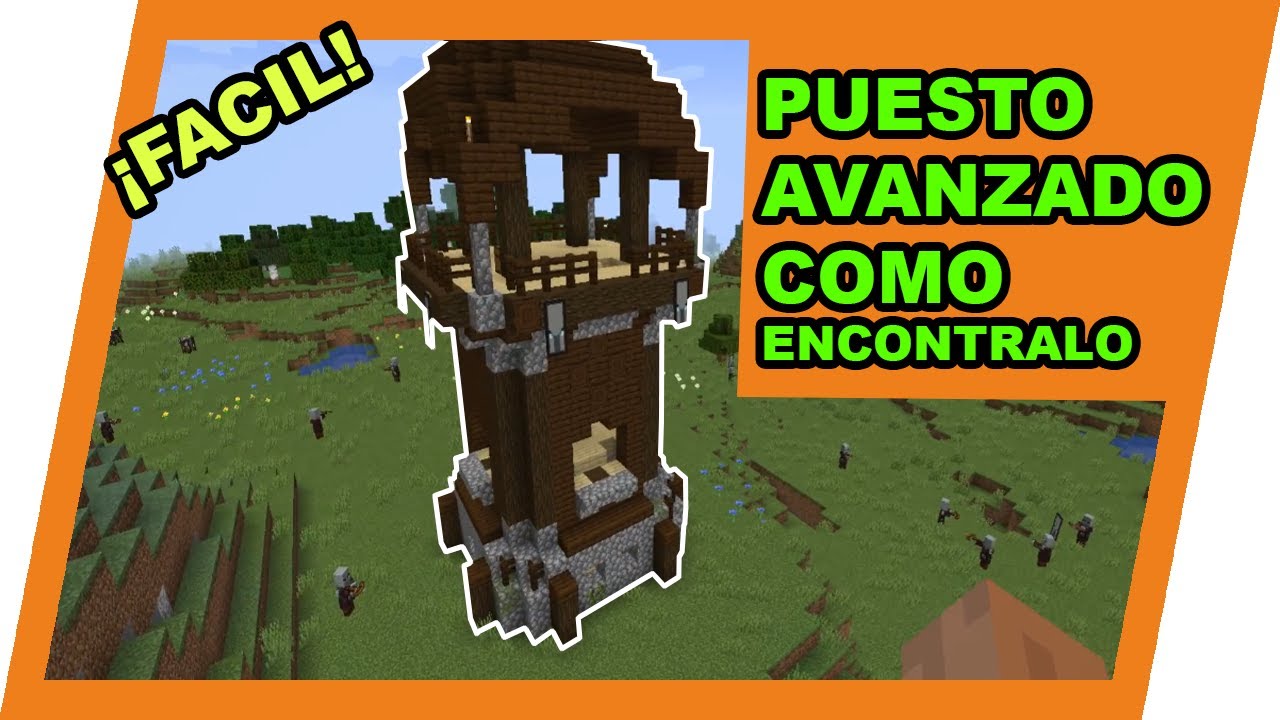 ️ COMO ENCONTRAR un PUESTO DE SAQUEADORES en MINECRAFT [MUY FACIL] ️ ...