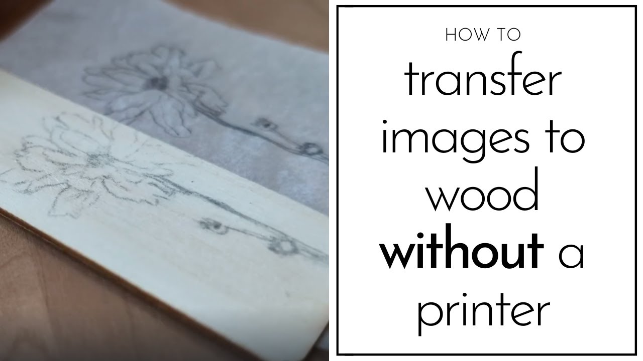 How to transfer design onto another surface without using a printer or ...