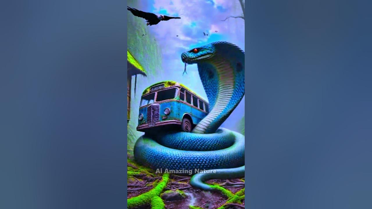 Unexpected Encounter Amazon Jungle's Giant Python vs Bus #shorts # ...