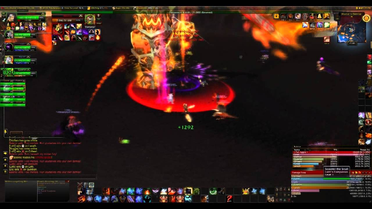 Isovia Firelands raid Baleroc 10 man - YouTube