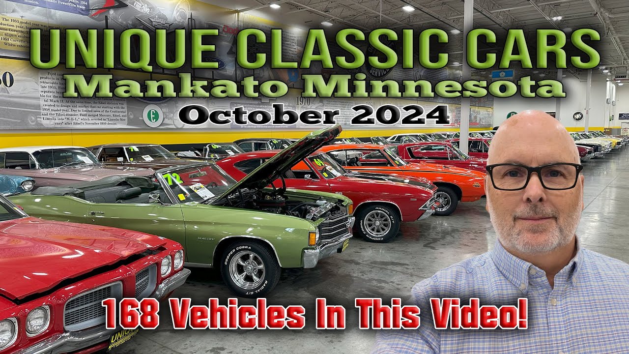 CLASSIC CARS FOR SALE !! Unique Classic Cars Lot Walk October 2024 ...