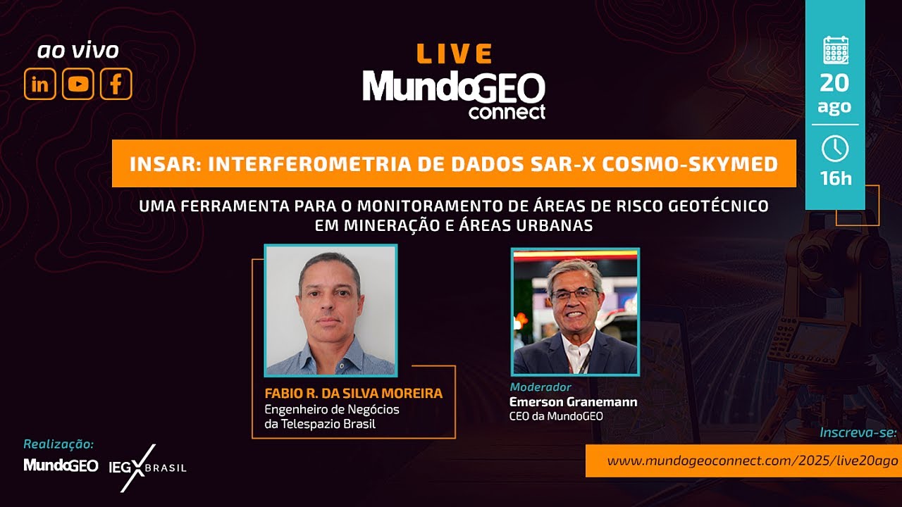 InSAR: Interferometria de dados SAR-X COSMO-SkyMed - YouTube