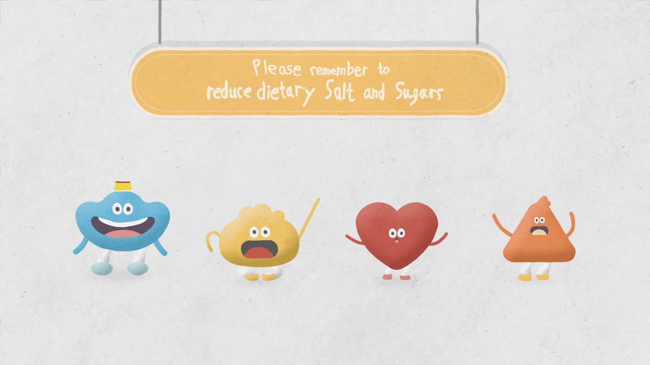 Cartoon Animation on Salt and Sugar Reduction - YouTube