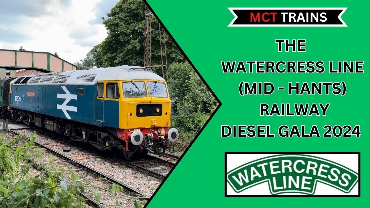 The Watercress Line (Mid - Hants) Railway Diesel Gala 2024 - YouTube