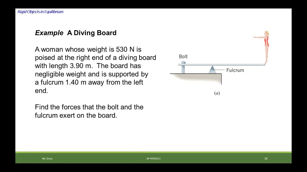 2 Rigid objects in Equilibrium - YouTube