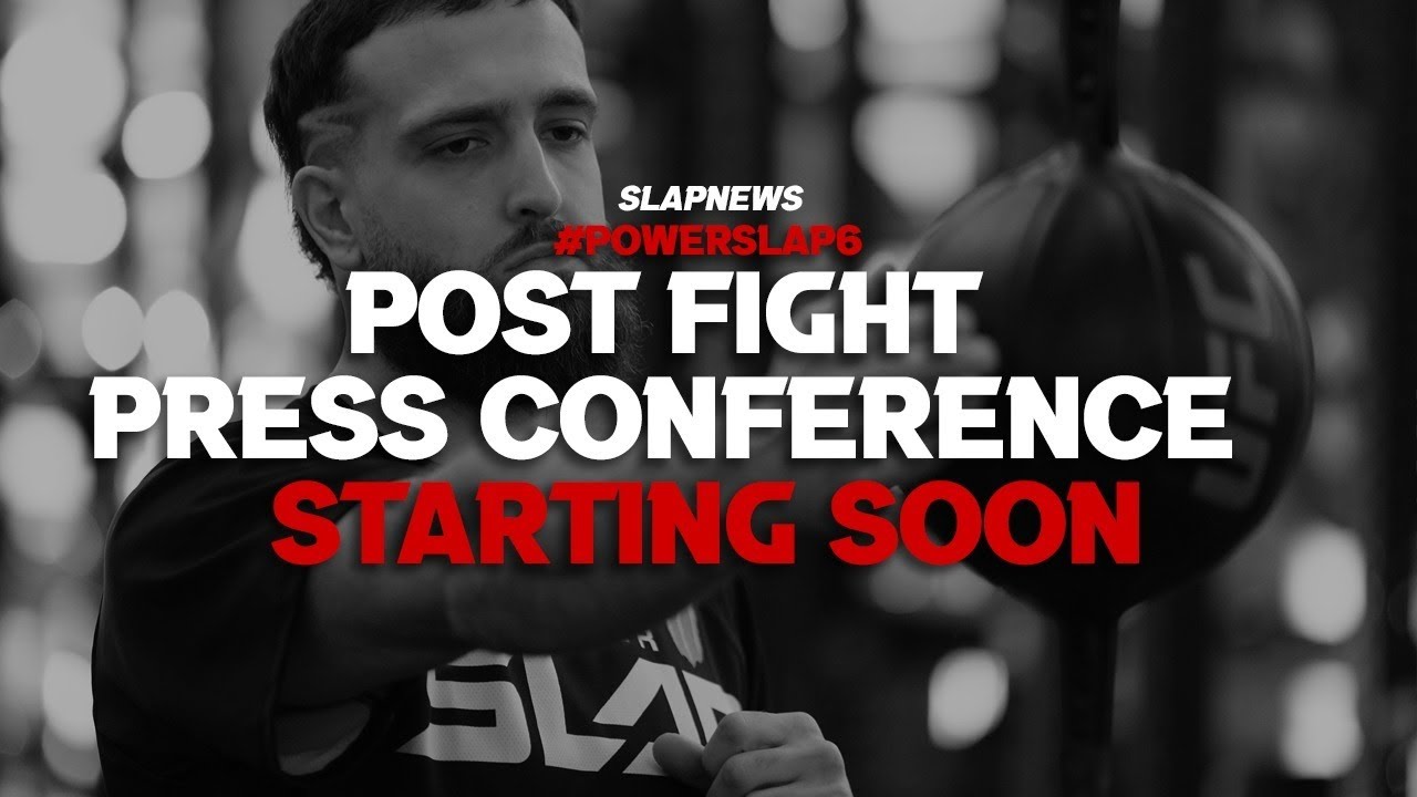 Power Slap 6 Post Fight Press Conference w/ Main Card Winners and Dana ...