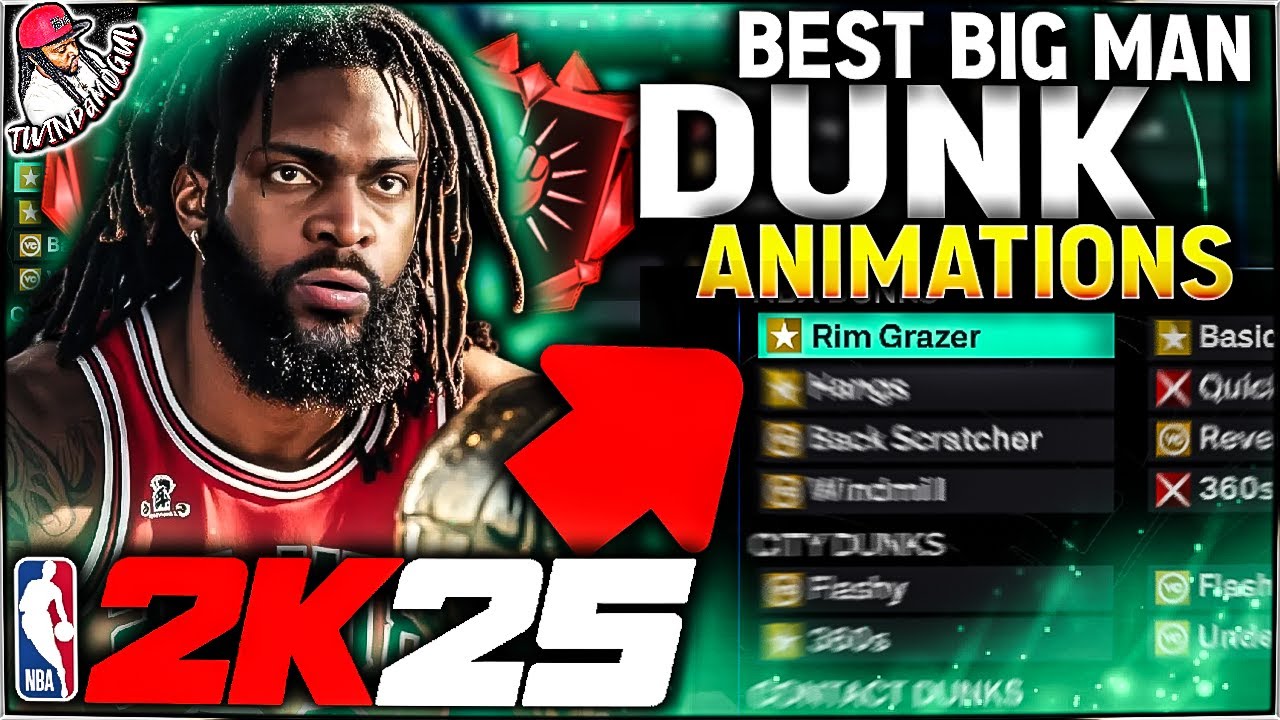 Best BIG Man Dunk Animations In NBA 2K25! - YouTube