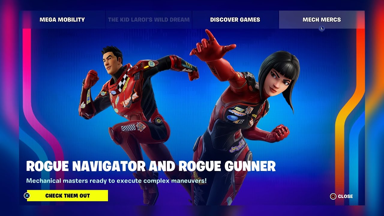 *NEW* MECH MERCS BUNDLE ROGUE GUNNER AND ROGUE NAVIGATOR SKINS IN ...