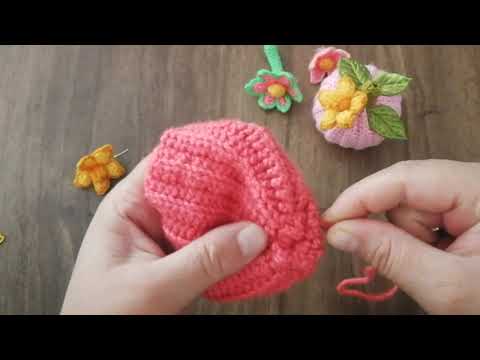 Örgü Tığ İşi Elma Modeli Yapımı @hanmnelemegi638 #yeni tığ işi Örgü modelleri