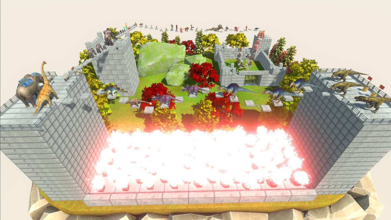 🏡 BUILDING ARBS MAP FPS AVATAR EXTREME PARKOUR - Animal Revolt Battle ...