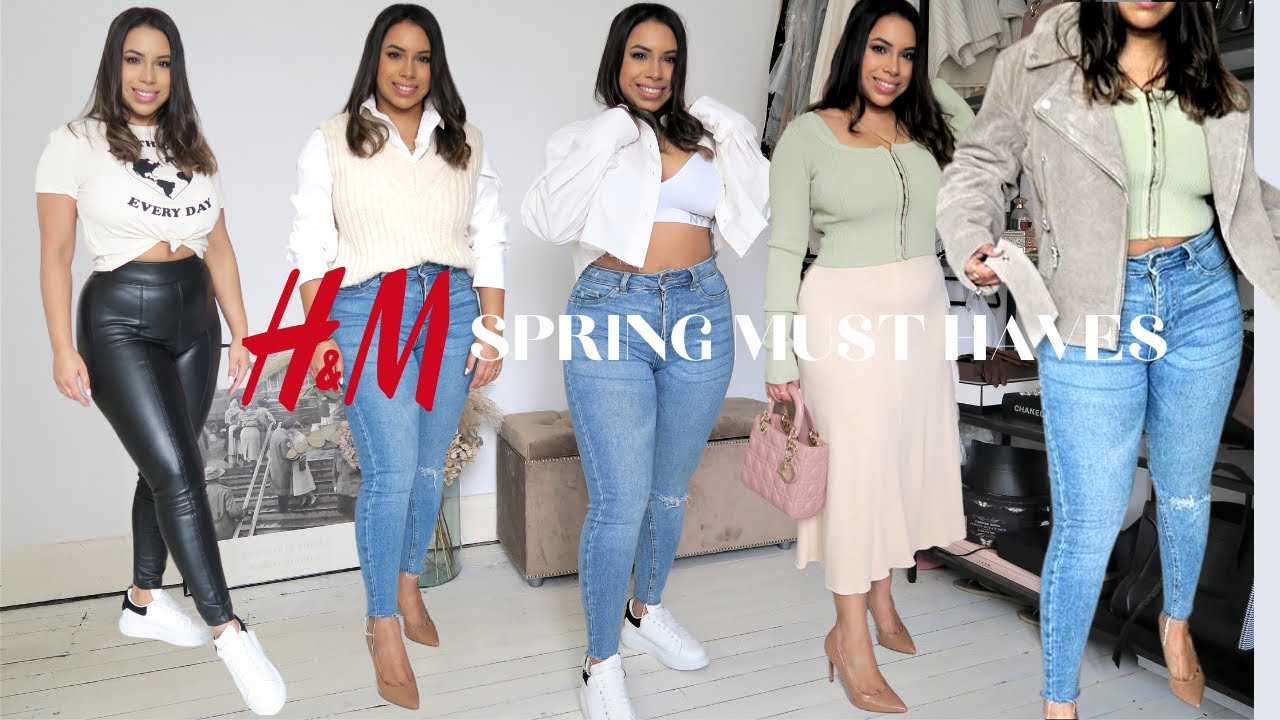 H&M NEW IN SPRING HAUL // BEST BUYS FOR PETITE // Rya Tee - YouTube
