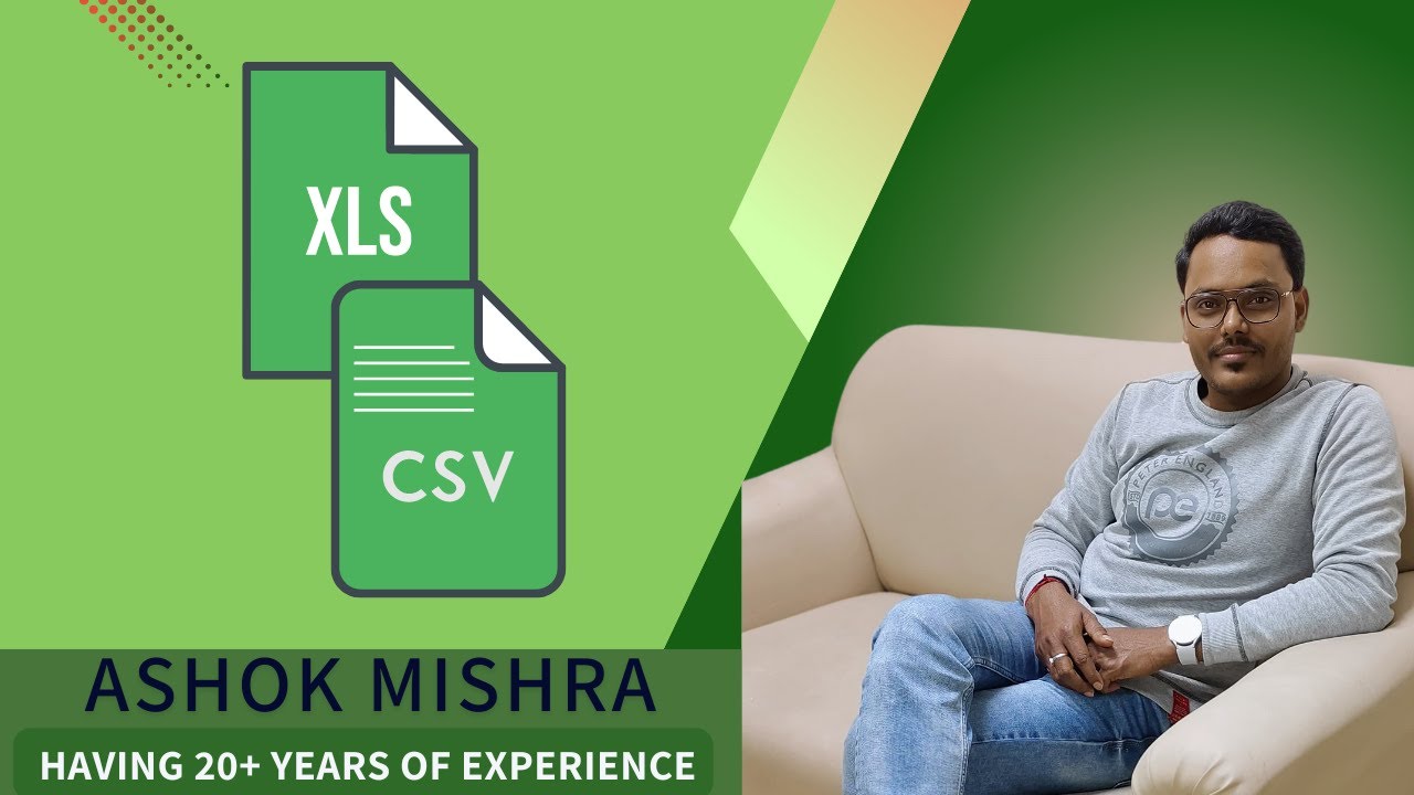 Learn Advance Excel In Just 15 Days By Ashok Mishra Sir Part-5 - YouTube