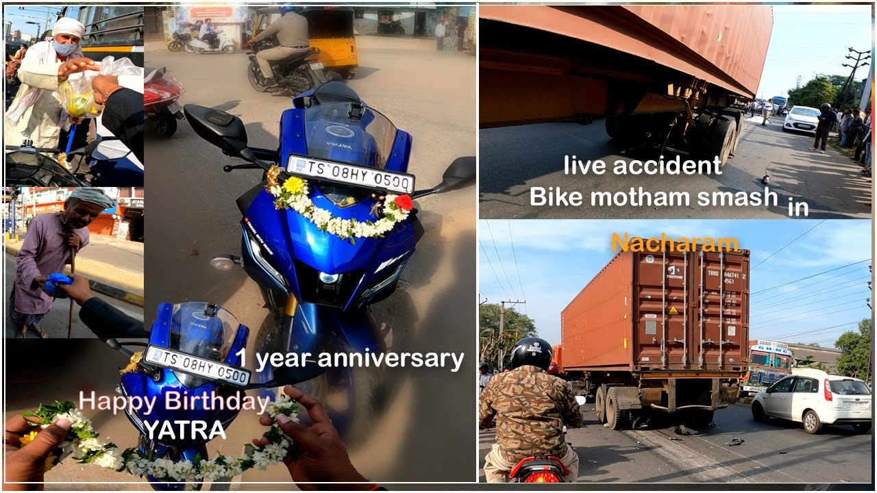 1 Year Bike Anniversary birthday Live Accident asalu Anukoledhu 1 Year Bike Anniversary birthday Live Accident asalu Anukoledhu