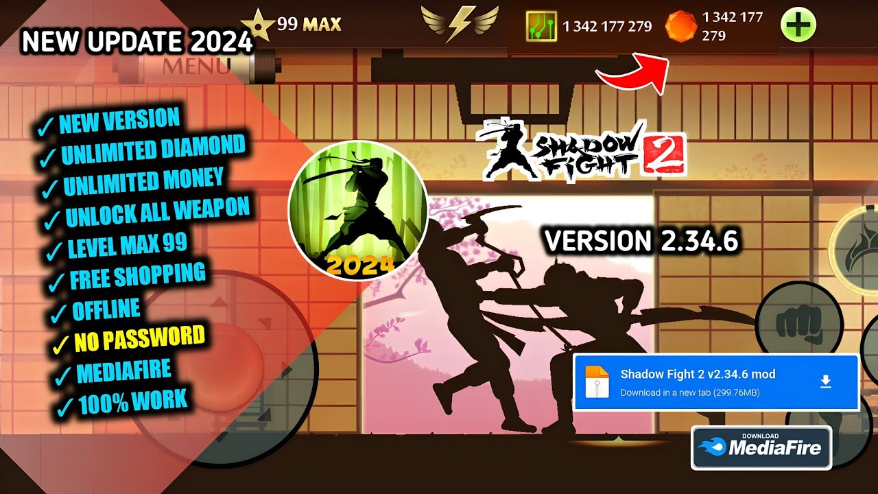 Shadow Fight 2 Mod Apk 2.34.6 Latest Version 2024 - Unlimited Money ...