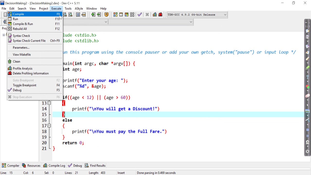 if-else with OR operator - YouTube