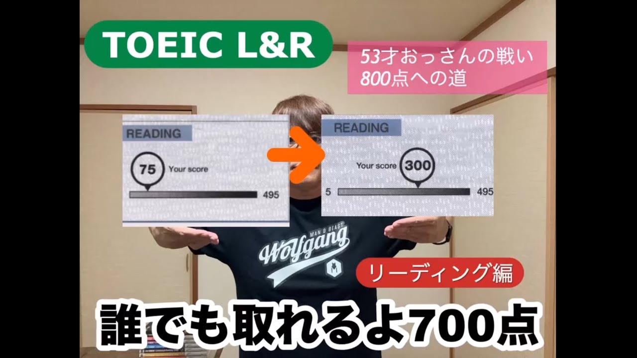 誰でも取れますTOEIC L&R 700点 リーディング編 - YouTube