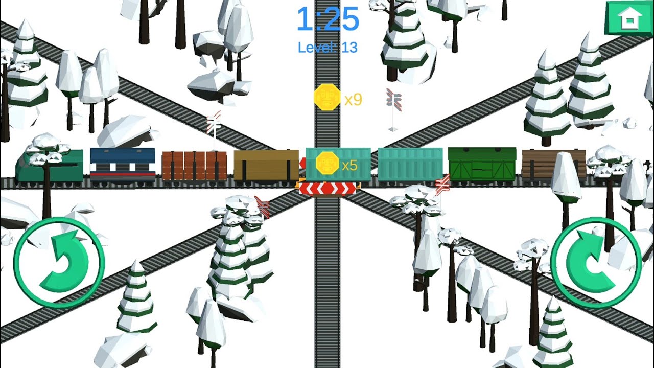 Train Track Crossing Game | Train Smash Puzzle Game | Android Gameplay ...