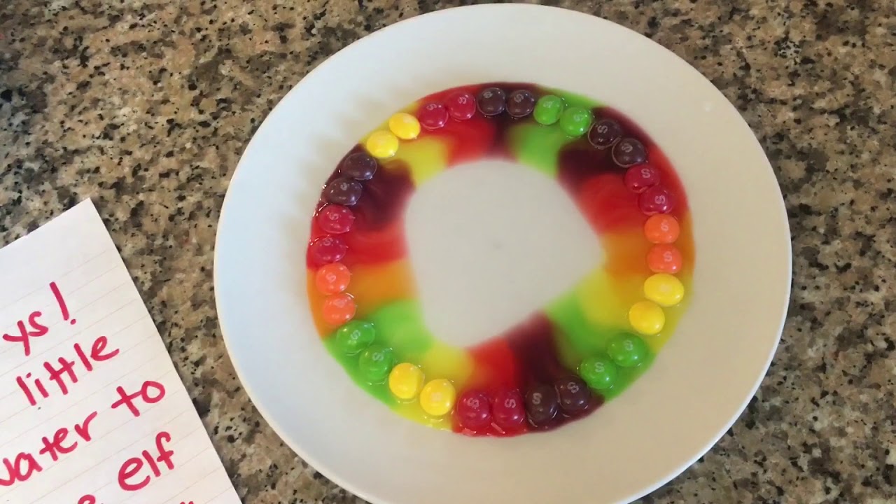 Elf on the shelf Skittle Magic - YouTube