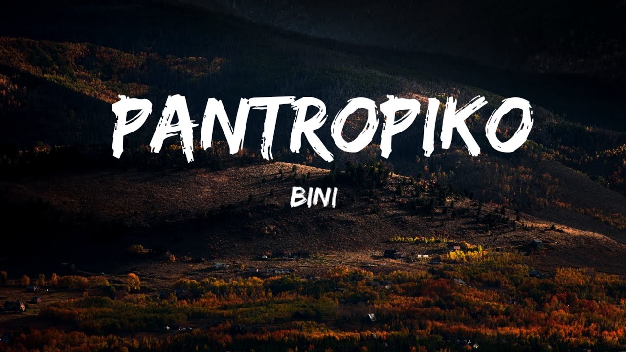 BINI - Pantropiko (lyrics) - YouTube