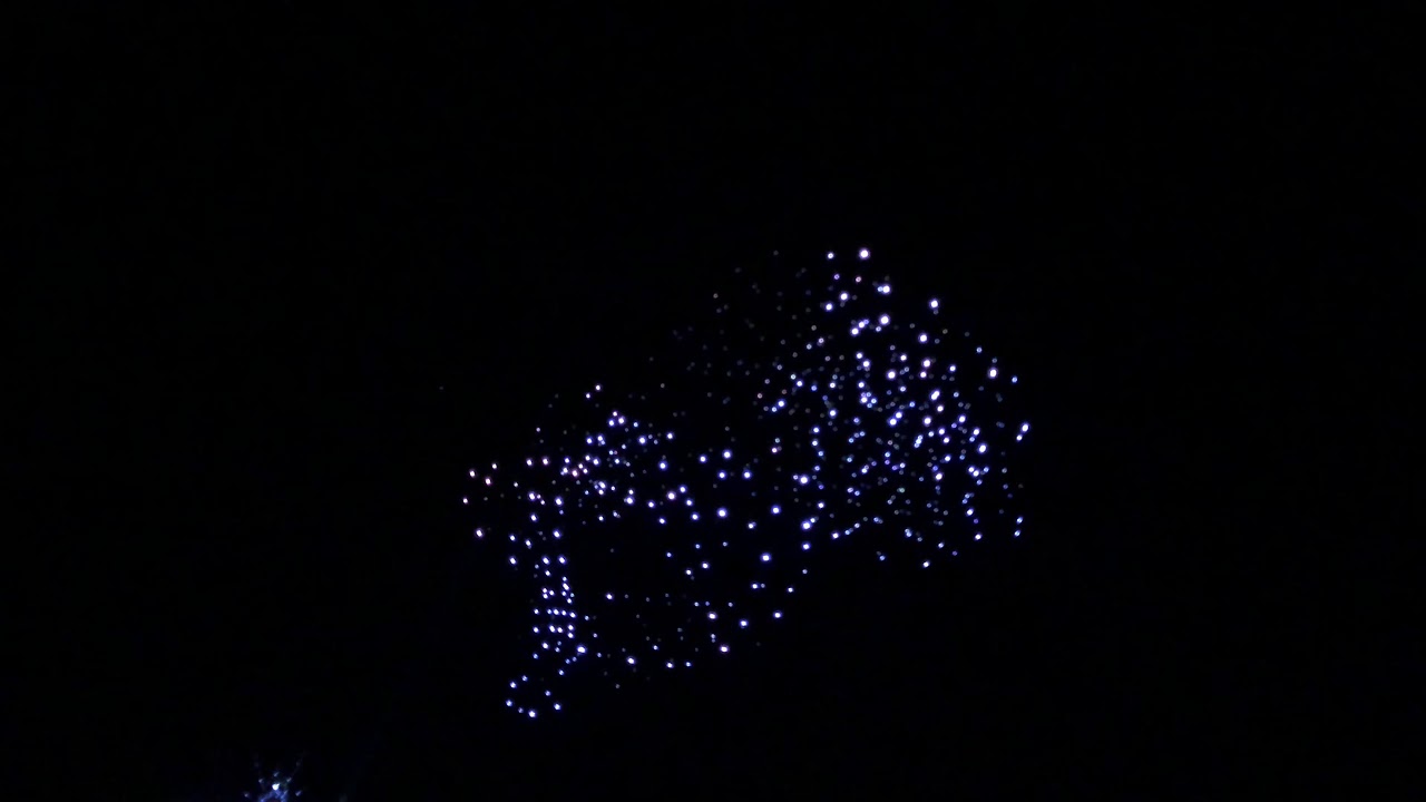 Burning Man 2018 600 drone show - YouTube