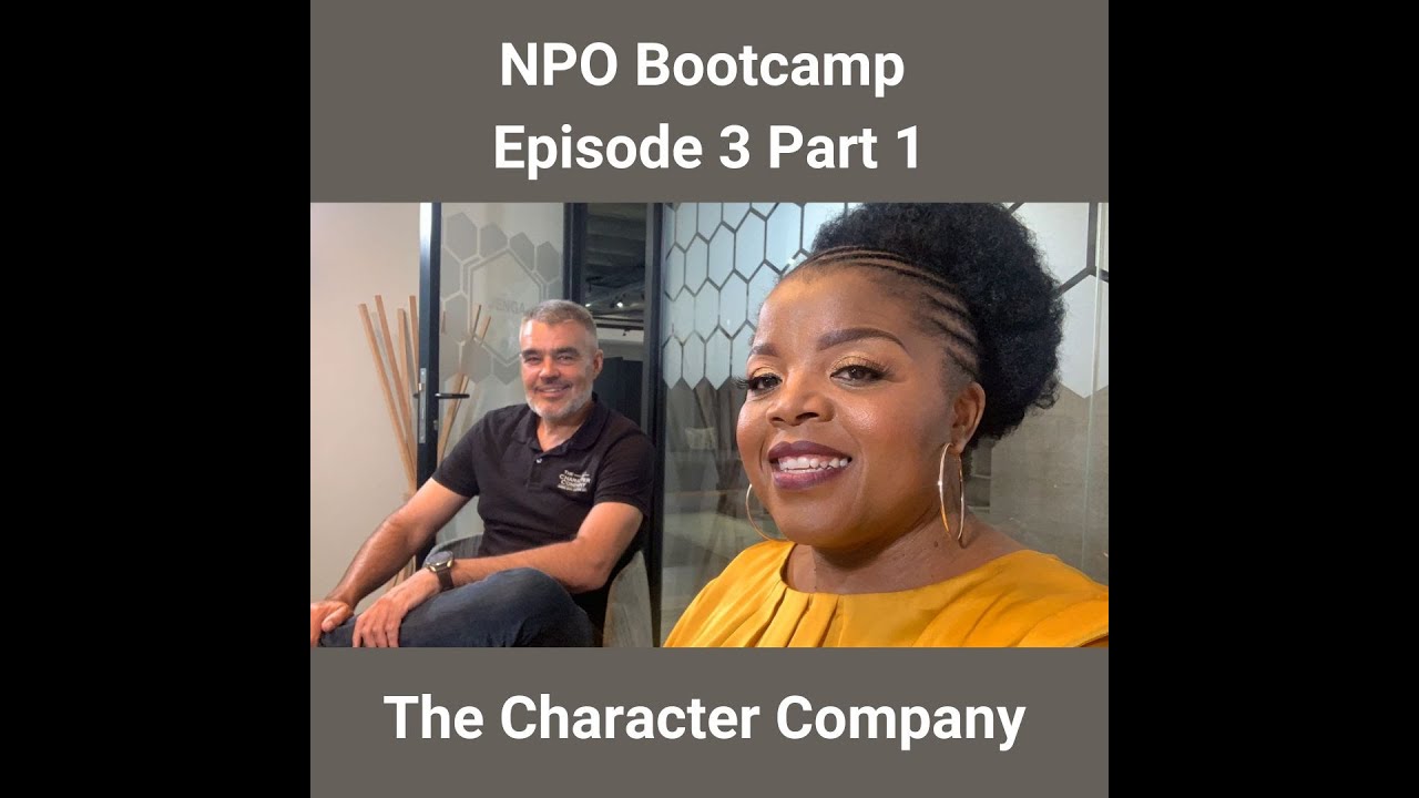 NPO Bootcamp The Character Company (Part 1) - YouTube