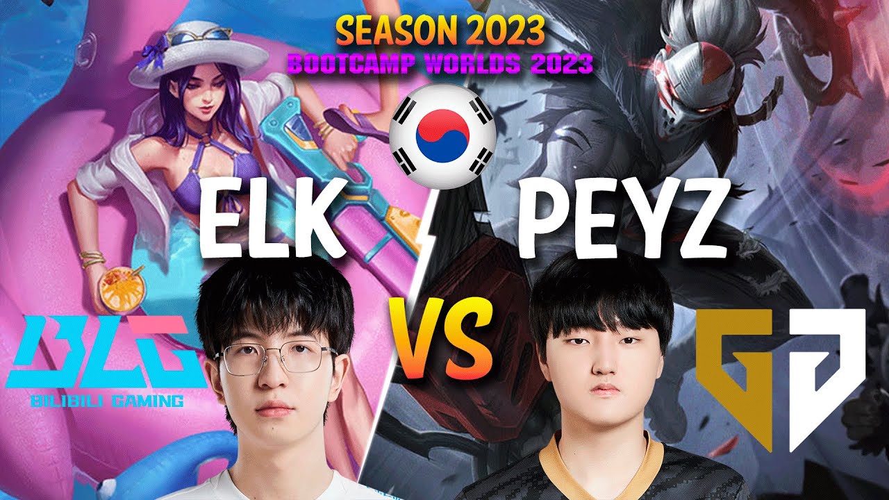 BLG Elk vs GEN Peyz - Elk CAITLYN vs Peyz DRAVEN ADC - Patch 13.20 KR Ranked - YouTube