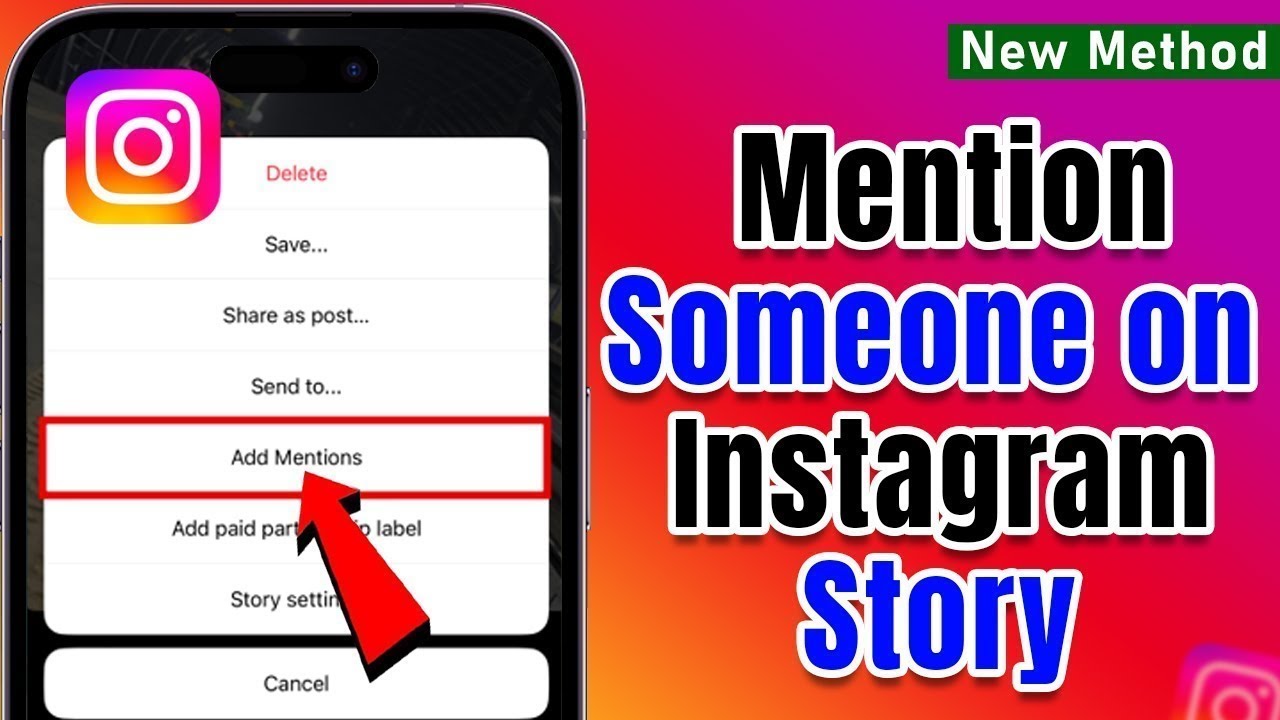 How To Mention Someone on Instagram Story | Updated 2025 - Fix My App ...