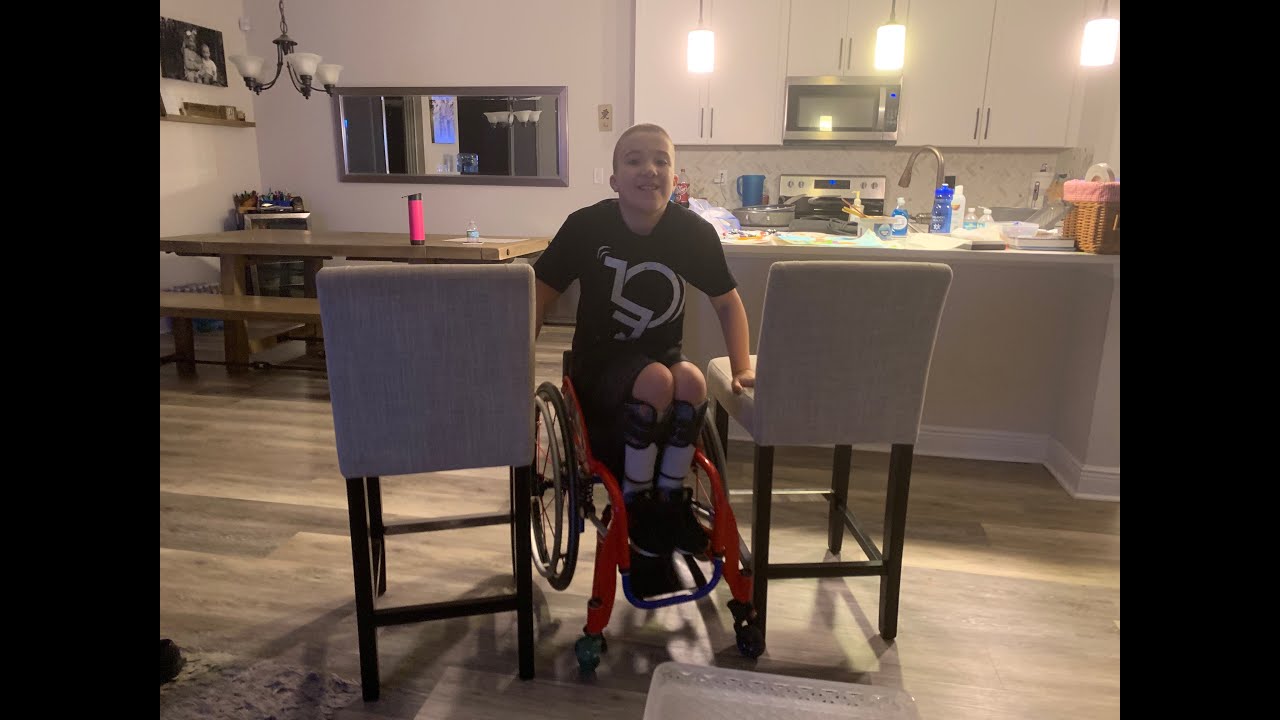 Being silly in my wheelchair - YouTube