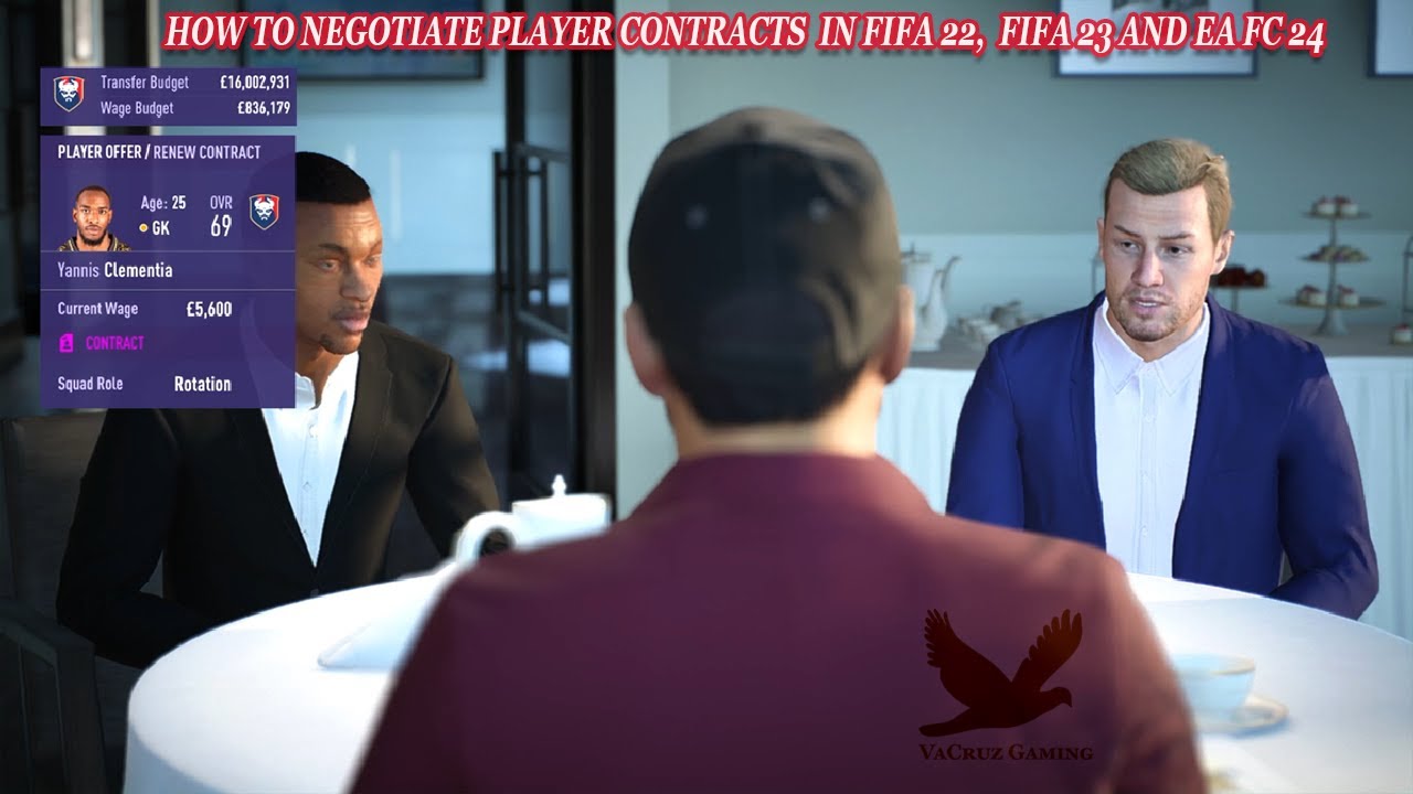 How to Negotiate Player contract extension in FIFA Career mode, FIFA 22 ...