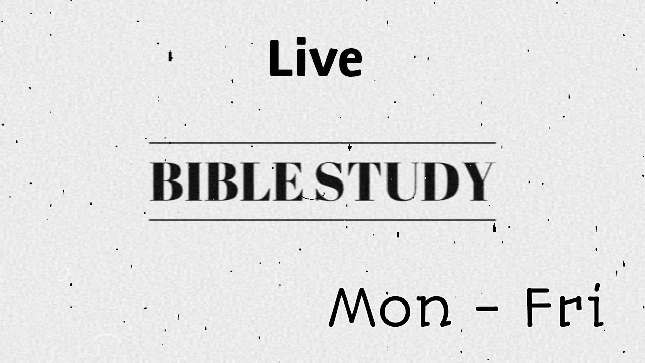 Bible Study Promo 20180424 - YouTube