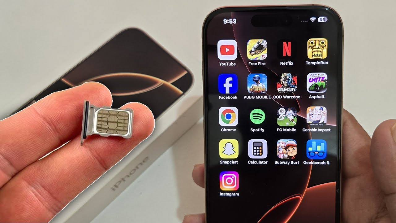 iPhone 16/16 pro : How To Insert SIM Card On iPhone - YouTube