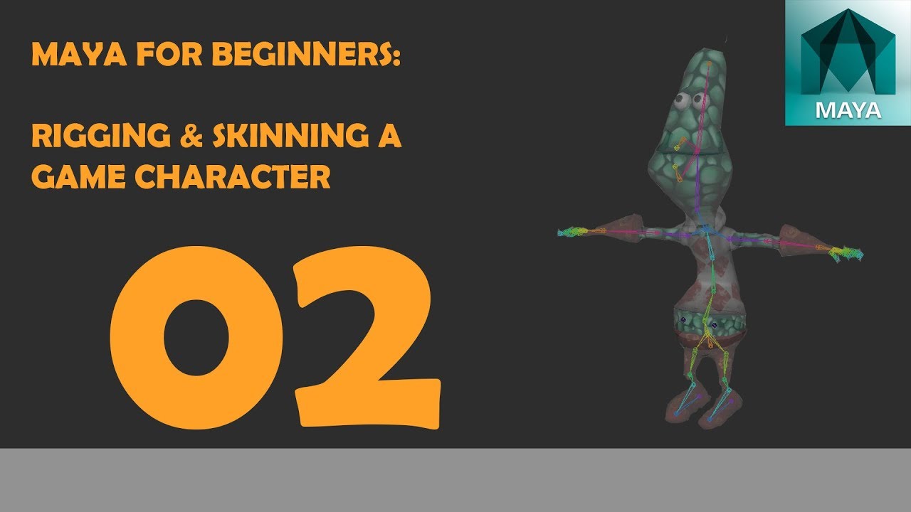 Rigging Character in Maya for Beginners Tutorial Part 2 - YouTube