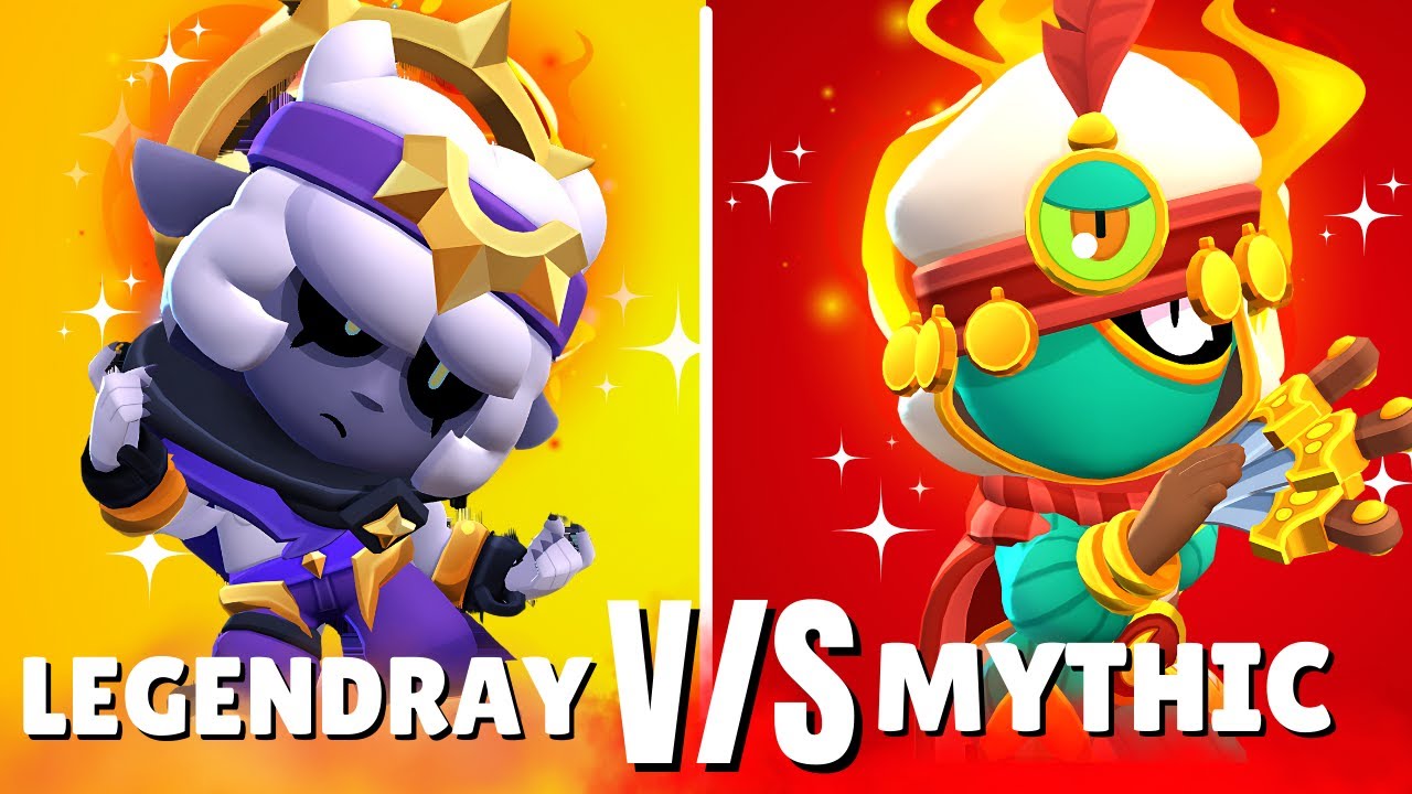 MYTHIC vs LEGENDARY Brawlers Clash in Brawl Stars! - YouTube