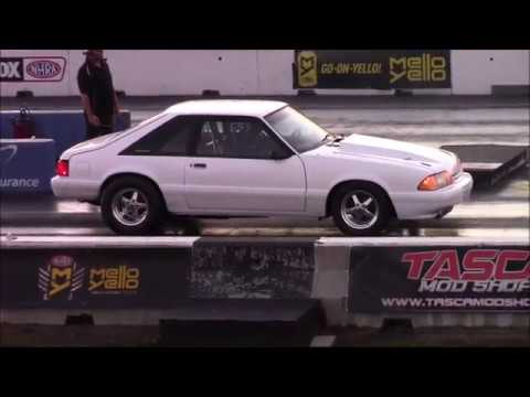 Turbo LS Fox Body Mustang Runs 9s - YouTube