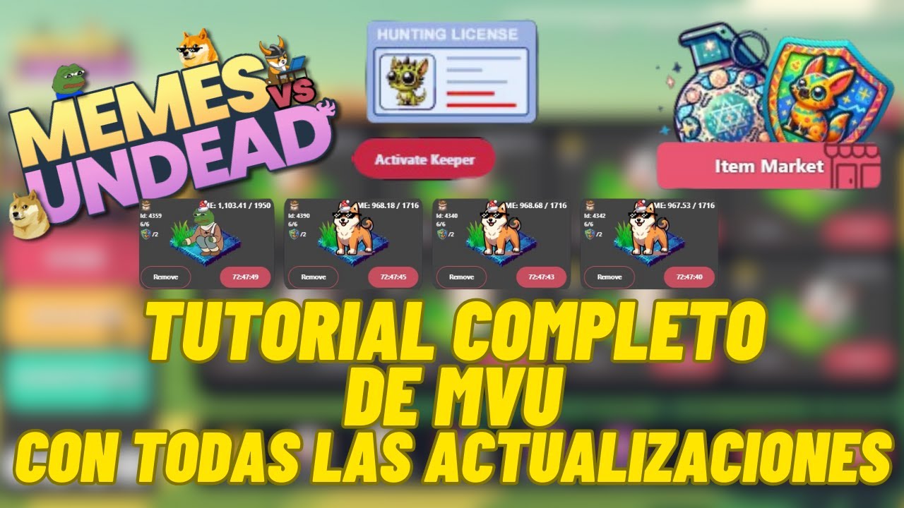 MvU - TUTORIAL COMPLETO CON TODAS LAS NUEVAS ACTUALIZACIONES - YouTube